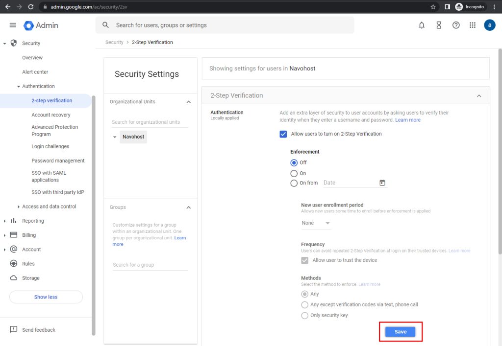 How to Enable Google Workspace 2-Step Verification? [Steps]