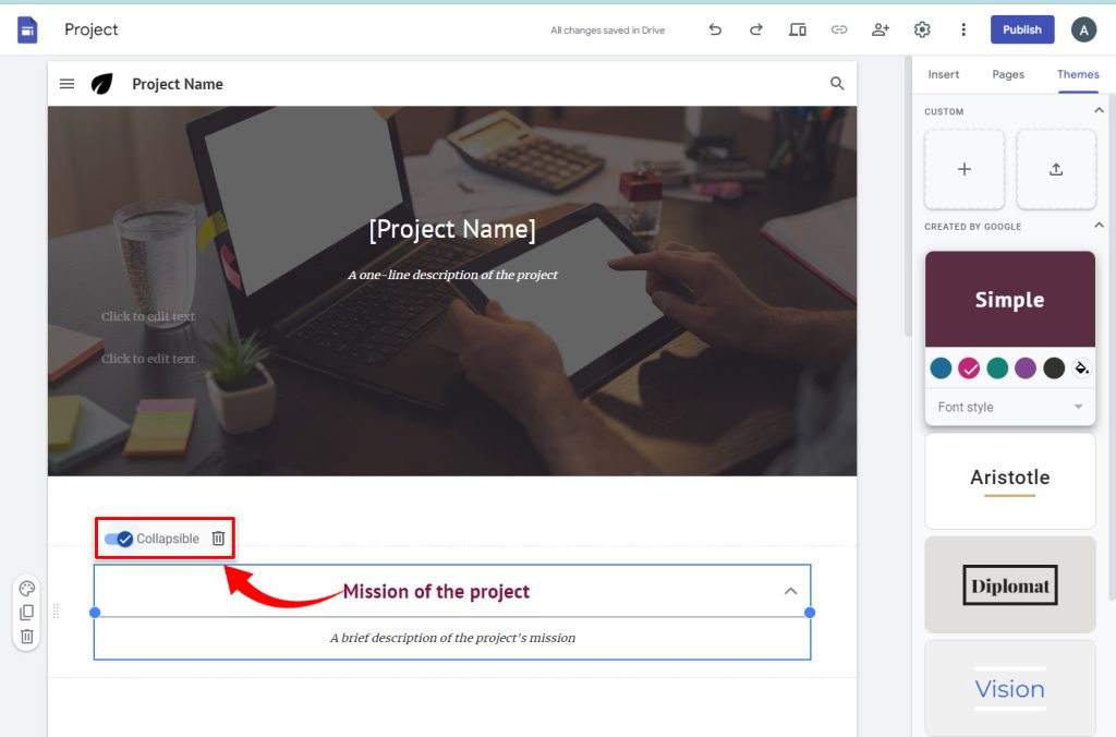Google sites Appearance Improvement Tips | New Tips