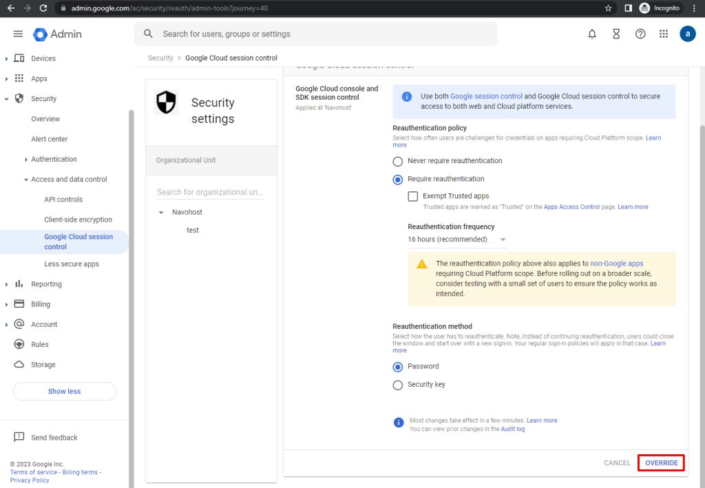 Google Workspace Account Login Protection Controls | Updates