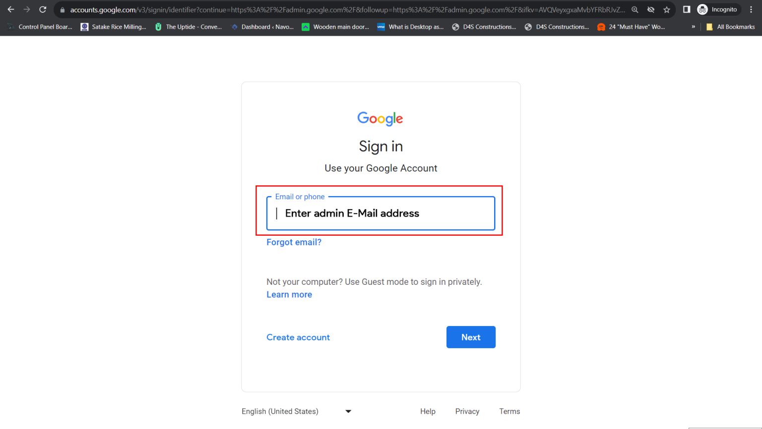 How to Troubleshoot Admin console sign-in Error?