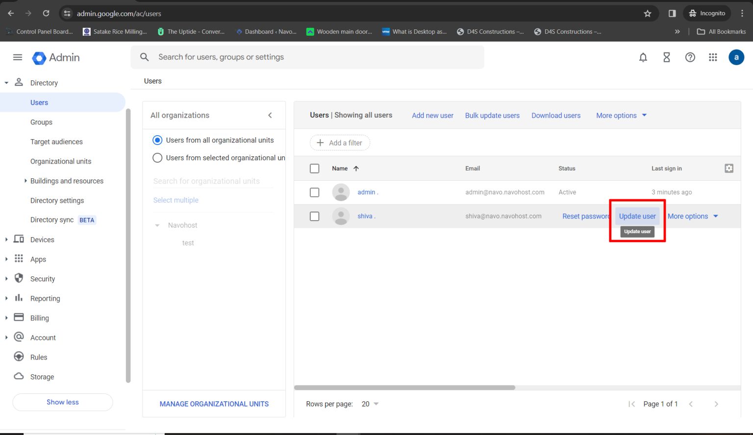 Simple Steps to Change User Profile Details in Admin Console