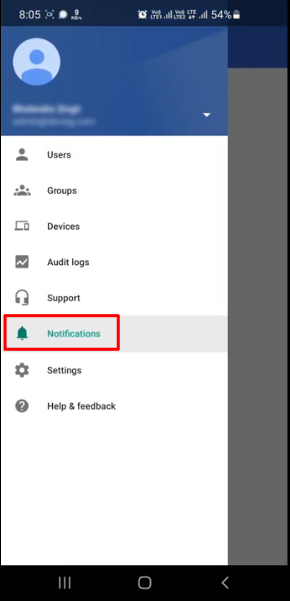 How to Manage Admin Console from Android? | New Updates